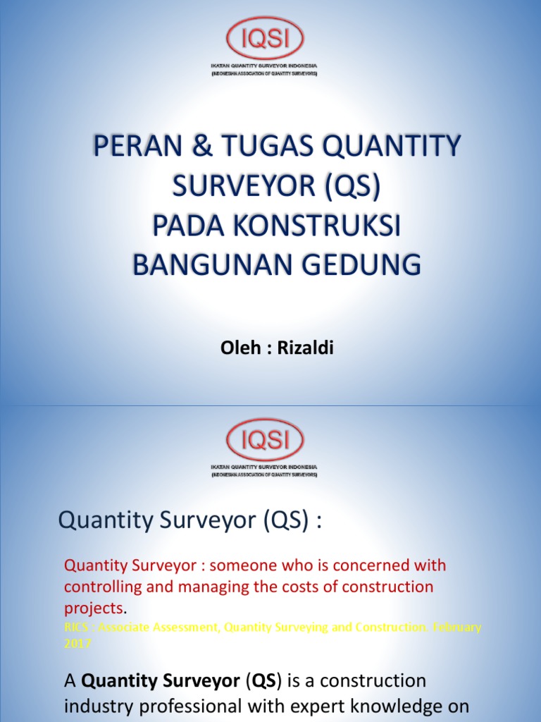 Peran & Tugas QS PDF | PDF