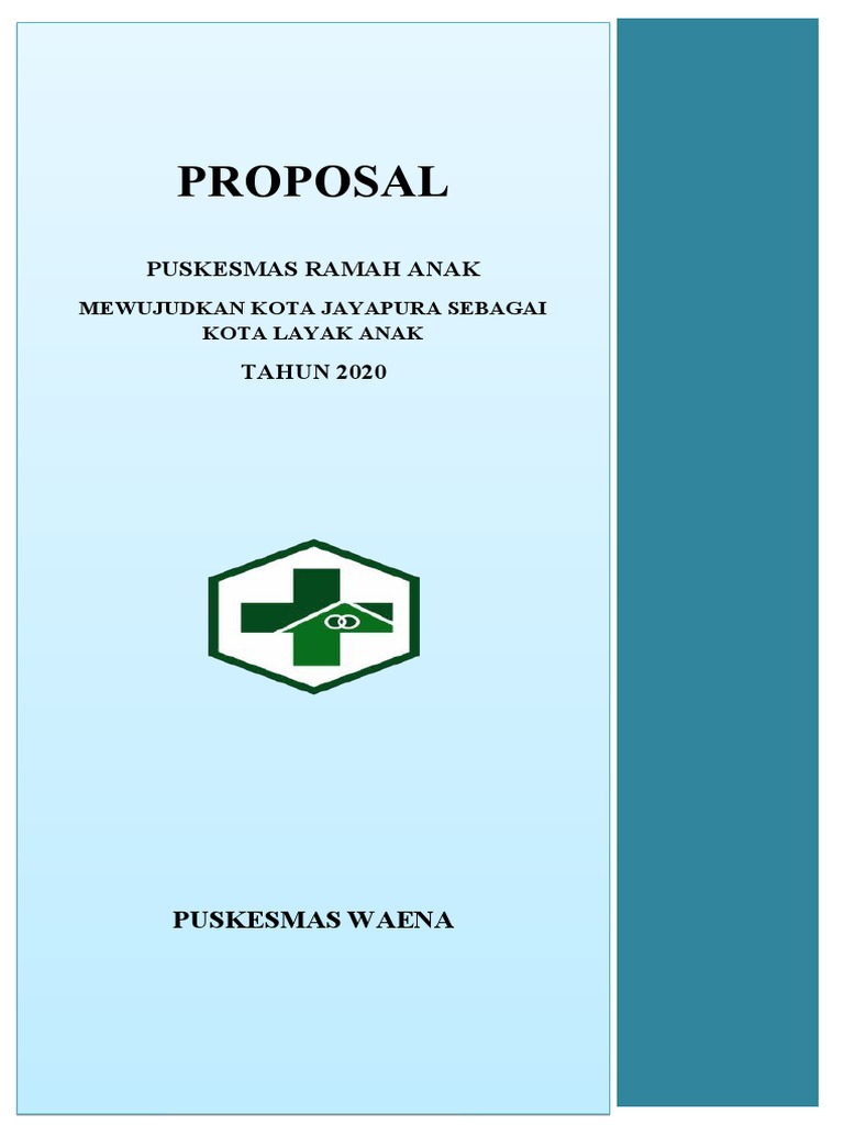 Proposal Ramah Anak PKM Waena | PDF