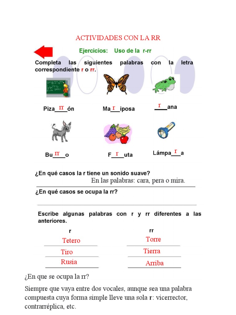 Actividades Con La RR | PDF