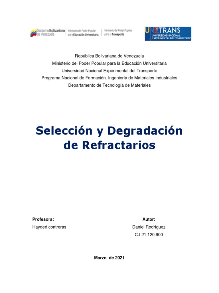 Trabajo Final de La Profesora Haydee Contreras de Selección y ...