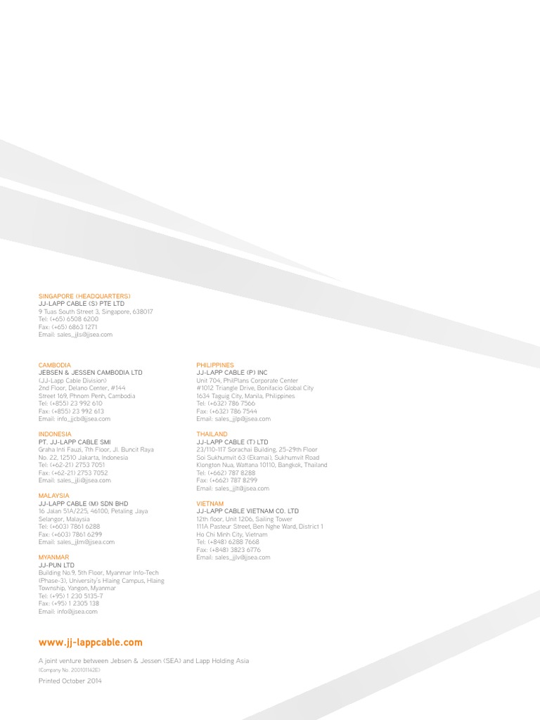 JJ-Lapp Building Automation Cable | PDF | Photovoltaics | Optical Fiber