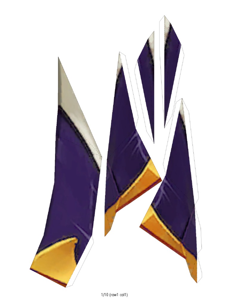 DotA 2 - Silencer Helmet Papercraft | PDF