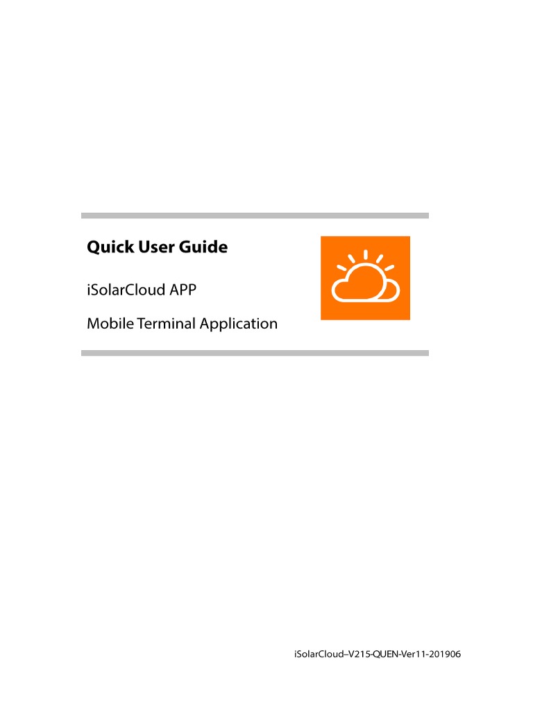 iSolarCloud App User Guide | PDF | Electrical Grid | Wi Fi
