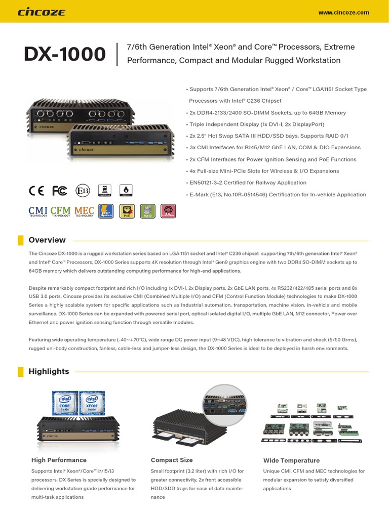 Datasheet DX 1000 | PDF | Electronics | Office Equipment