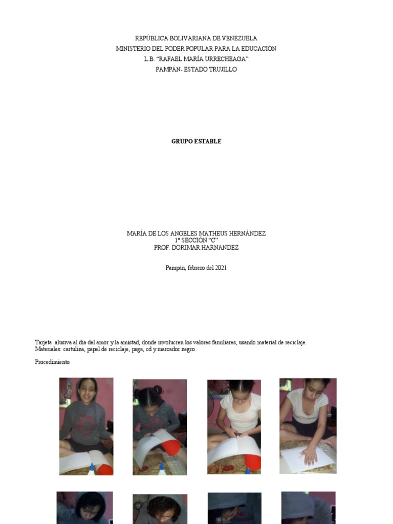 Grupo Estable 2do. Momento | PDF | Arte | Salud y bienestar