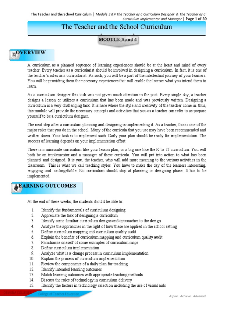 Prof Ed 9 2 | PDF | Curriculum | Educational Assessment