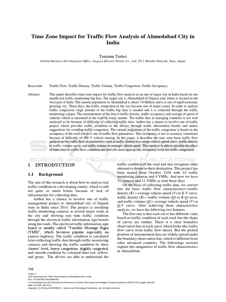 Traffic Flow Analysis | PDF | Traffic | Traffic Congestion