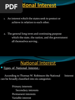 Understanding National Interest Components | PDF | National Interest ...