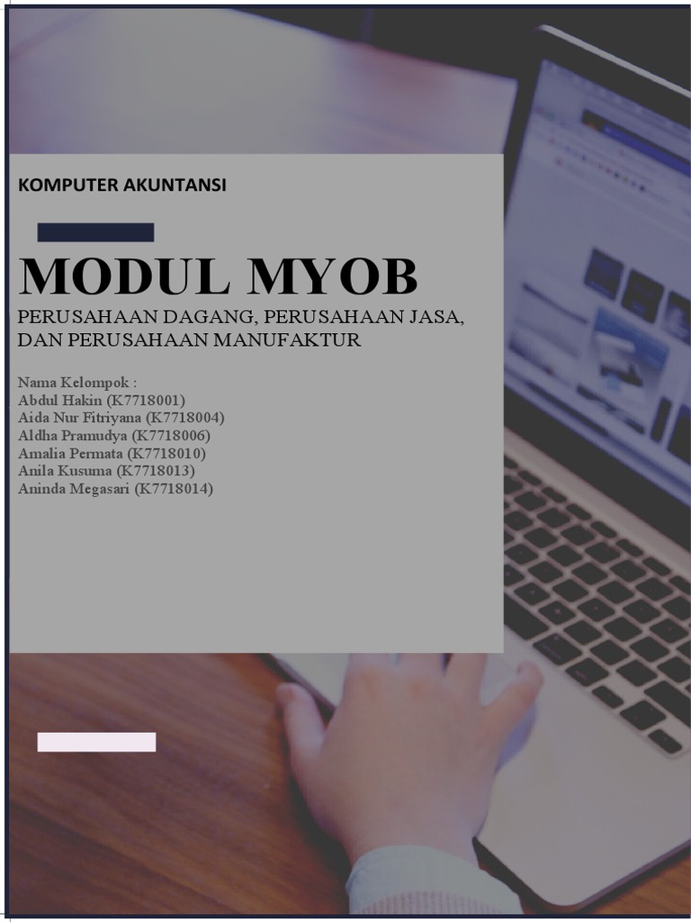 Modul Myob - Kelompok 5 Revisi-1 | PDF | Bisnis | Teknologi & Rekayasa
