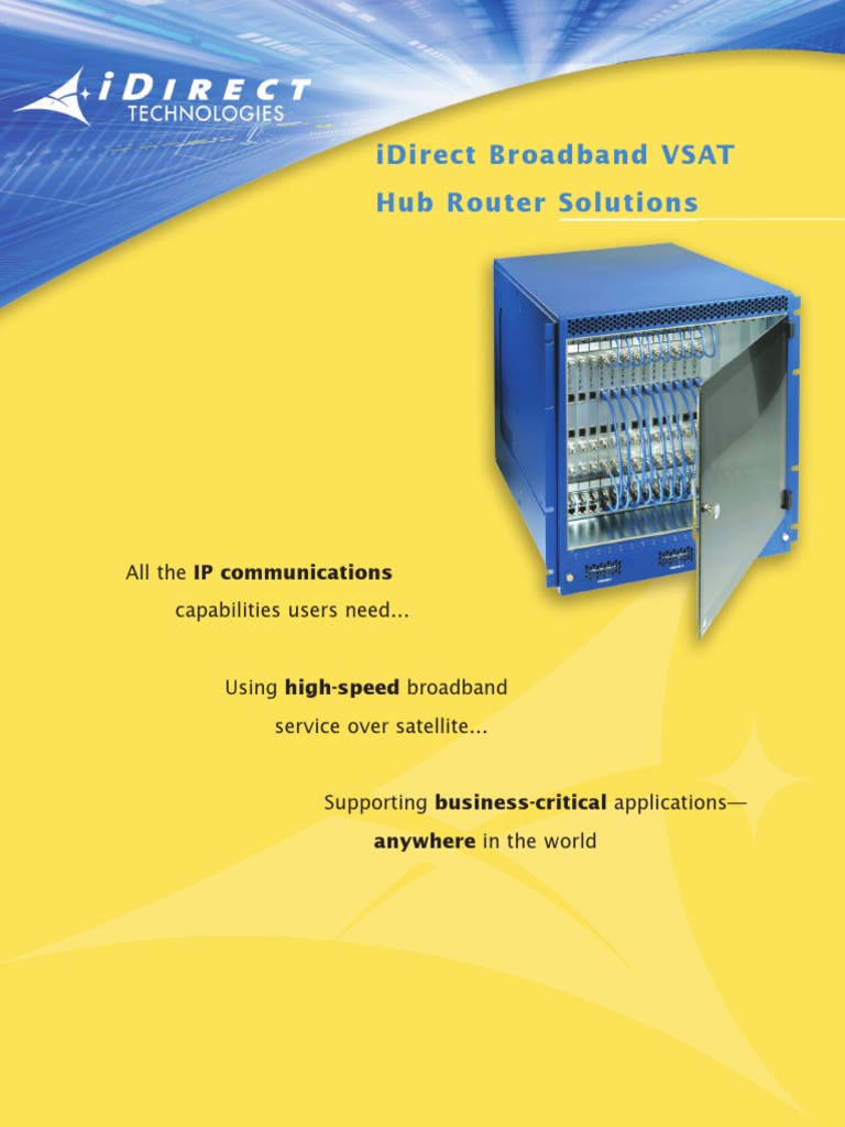IDirect Hub | PDF | Quality Of Service | Computer Network