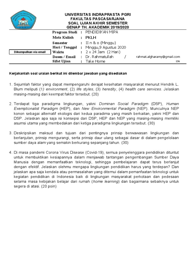 PKLH (Dr. Rahmatullah) MIPA 2 N & o | PDF | Seni | Teknologi & Rekayasa