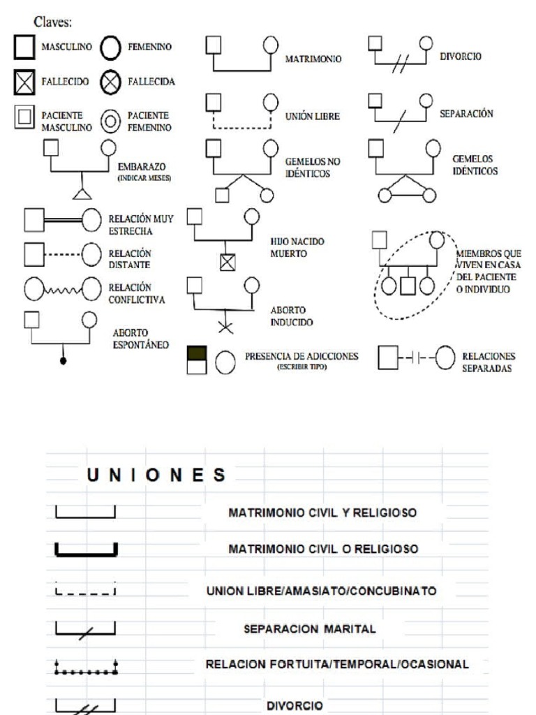 Familiograma Simbologia Pdf