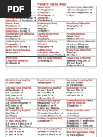 Pediatric Antibiotic Dosing Chart | PDF | Biocides | Medical Treatments