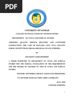 Sample of The Declaration Page of A Thesis | PDF | Career & Growth ...