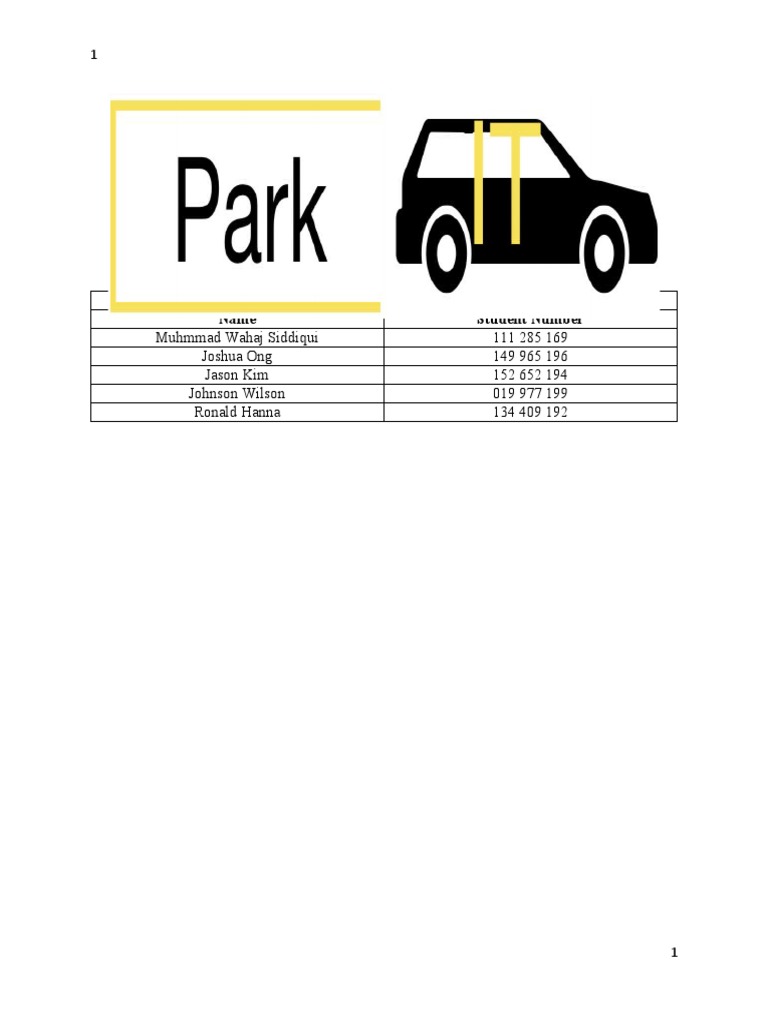 ParkIT: Innovative Parking Solution App | PDF | Parking | Parking Lot