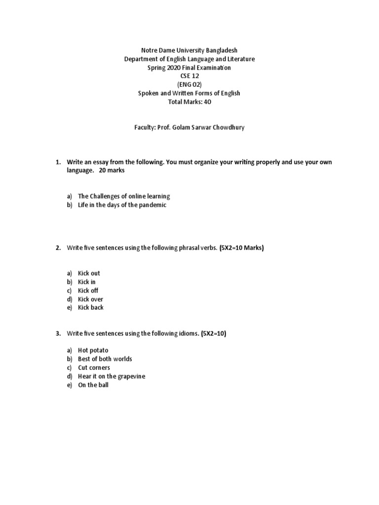 CSE 12 Final Exam | PDF