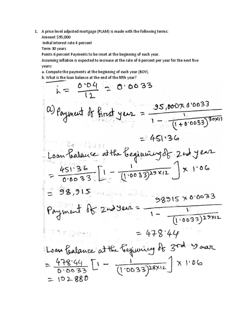 Math | PDF | Adjustable Rate Mortgage | Mortgage Loan