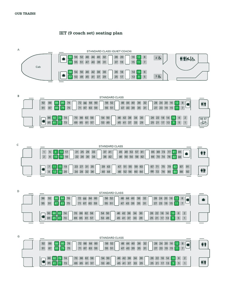 9 Coach IET Seating Plan May 2019 | PDF | Land Transport | Sustainable ...