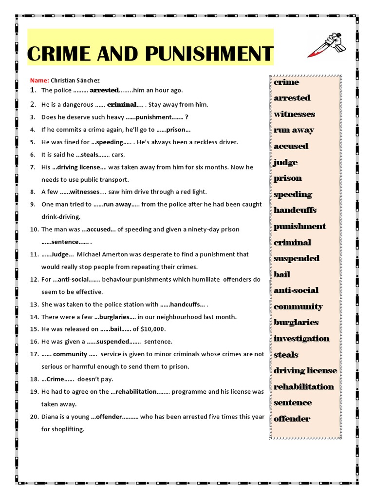 Crime and Punishment | PDF | Punishments | Crime & Violence