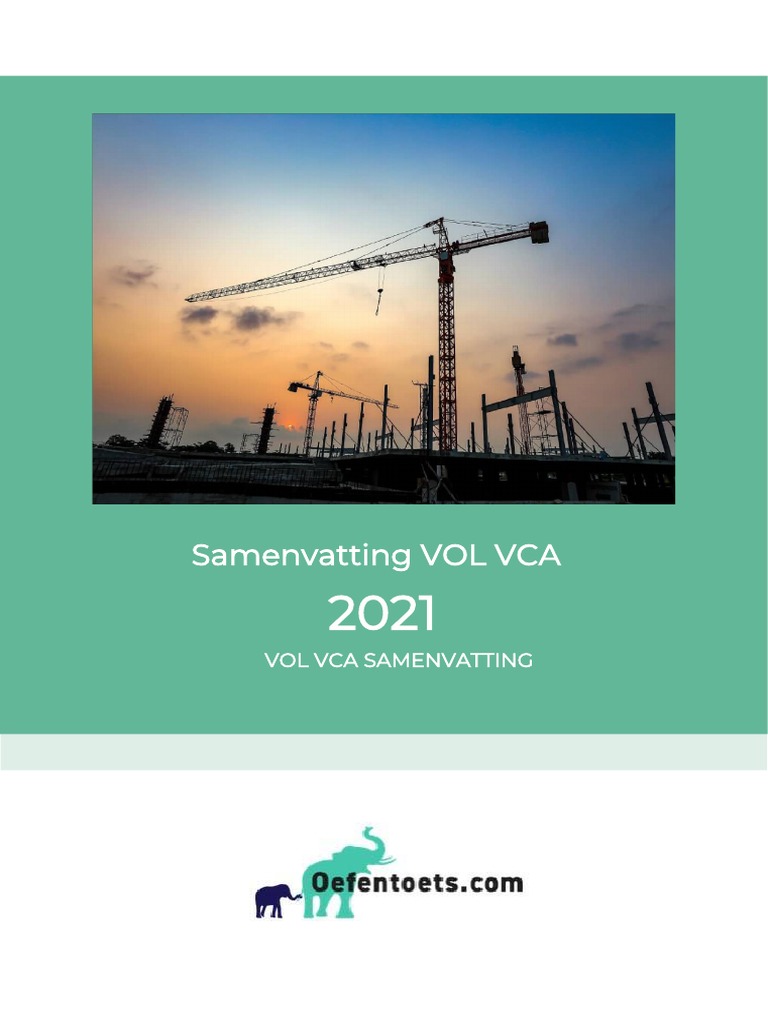 Samenvatting VOL VCA | PDF