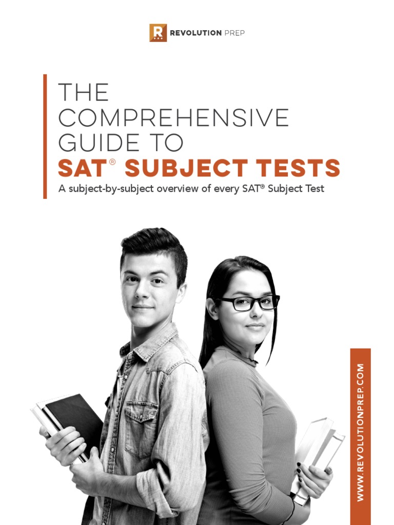 The Comprehensive Guide To: SAT Subject Tests | PDF | Sat ...