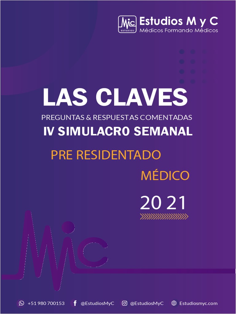 4to Simulacro Pre Residentado | PDF | VIH | El embarazo