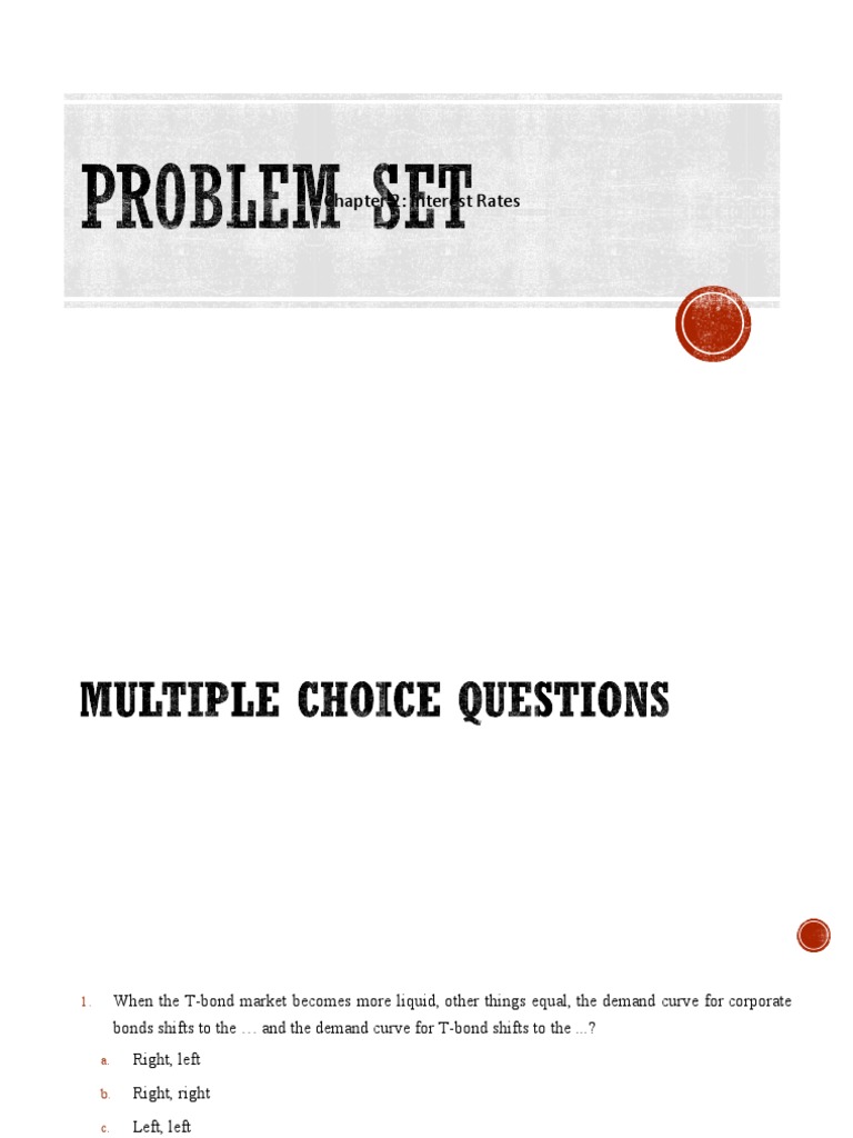 Problem Set - Chapter 2 | Descargar gratis PDF | Yield Curve | Interest Problem Set - Chapter 2 | Descargar gratis PDF | Yield Curve | Interest