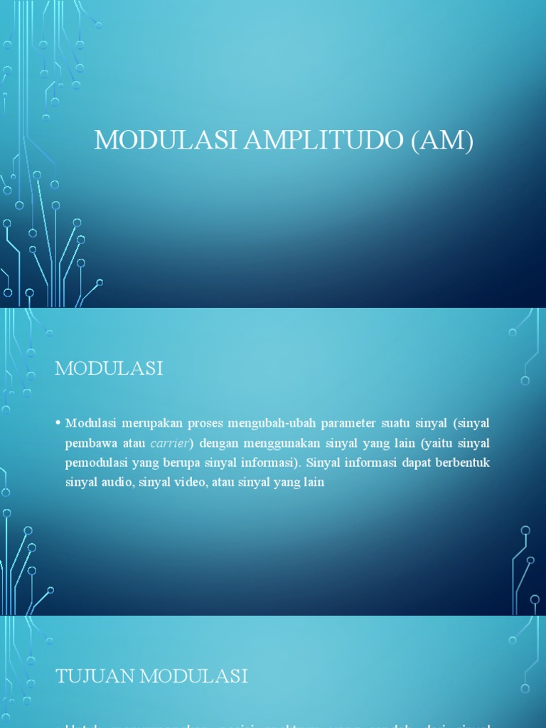 5 - Modulasi Amplitudo | PDF