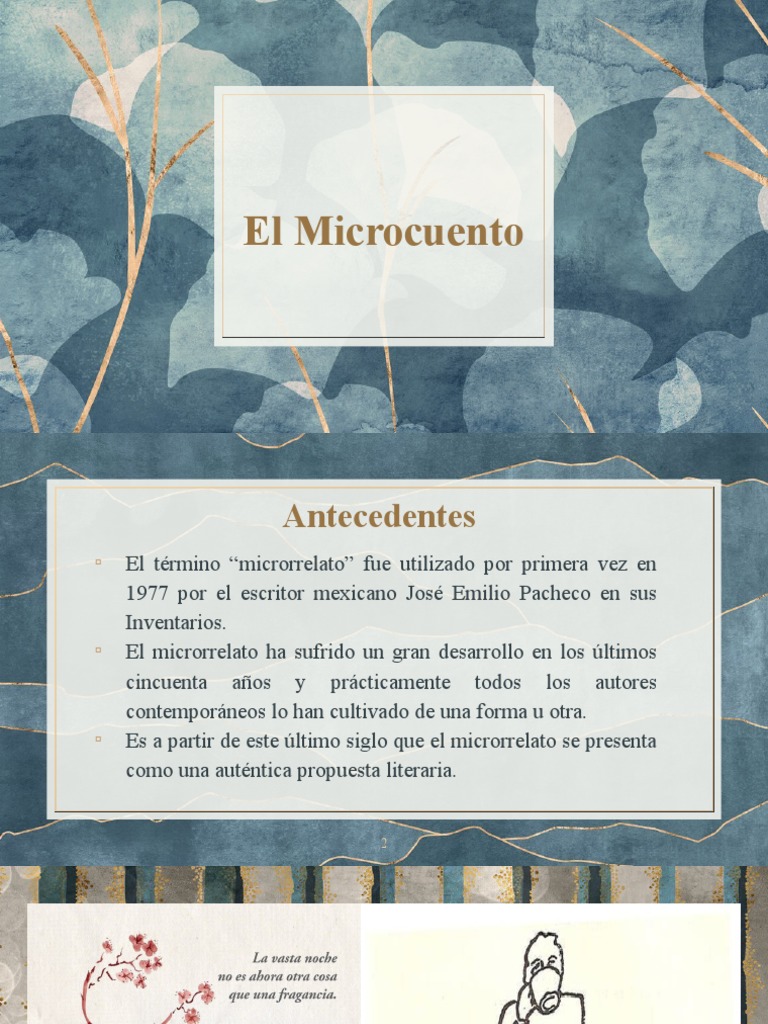 PPT. El Micro Cuento. III Medio | PDF | Ficción general