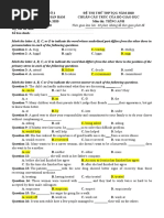 Entrance Exam Practice Test 1 KEY - Grade 9 | PDF | Language Arts ...