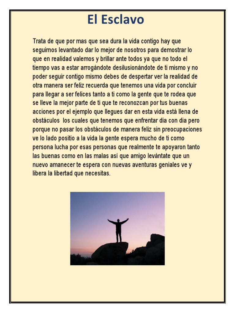El Esclavo Pdf