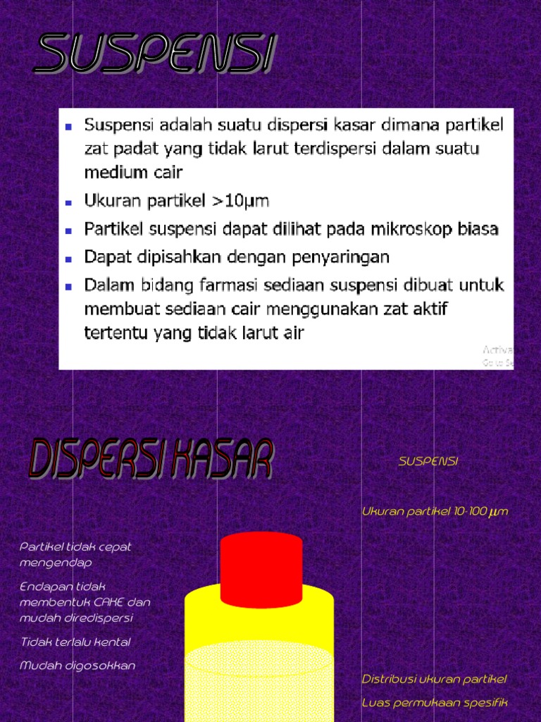 Panduan Lengkap Suspensi Farmasi | PDF | Memasak, Makanan, & Anggur ...