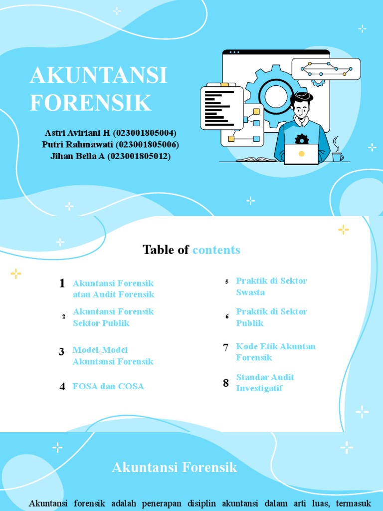 Akuntansi Forensik: Publik & Swasta | PDF | Komputer