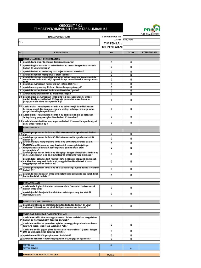 Form Evaluasi PLB3 29 Maret 2017 | PDF