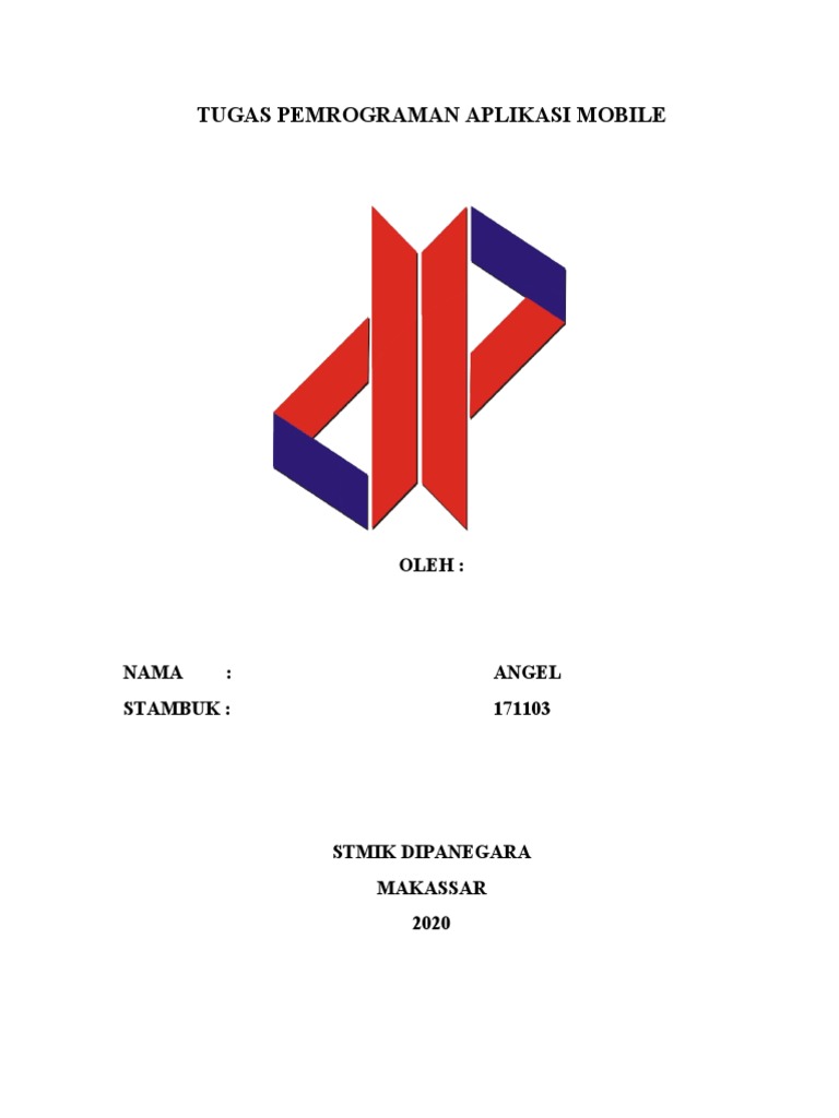 Tugas Pemrograman Aplikasi Mobile: Oleh | PDF | Boolean Data Type | Android (Operating System)