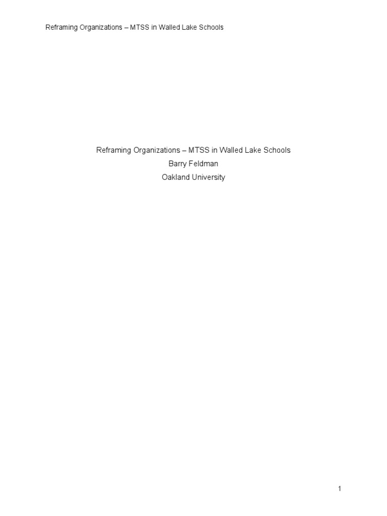 Four Frames Analysis | PDF | Human Nature | Cognition