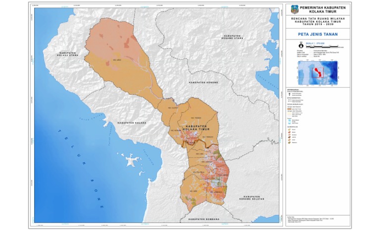 Peta Jenis Tanah Kolaka Timur | PDF