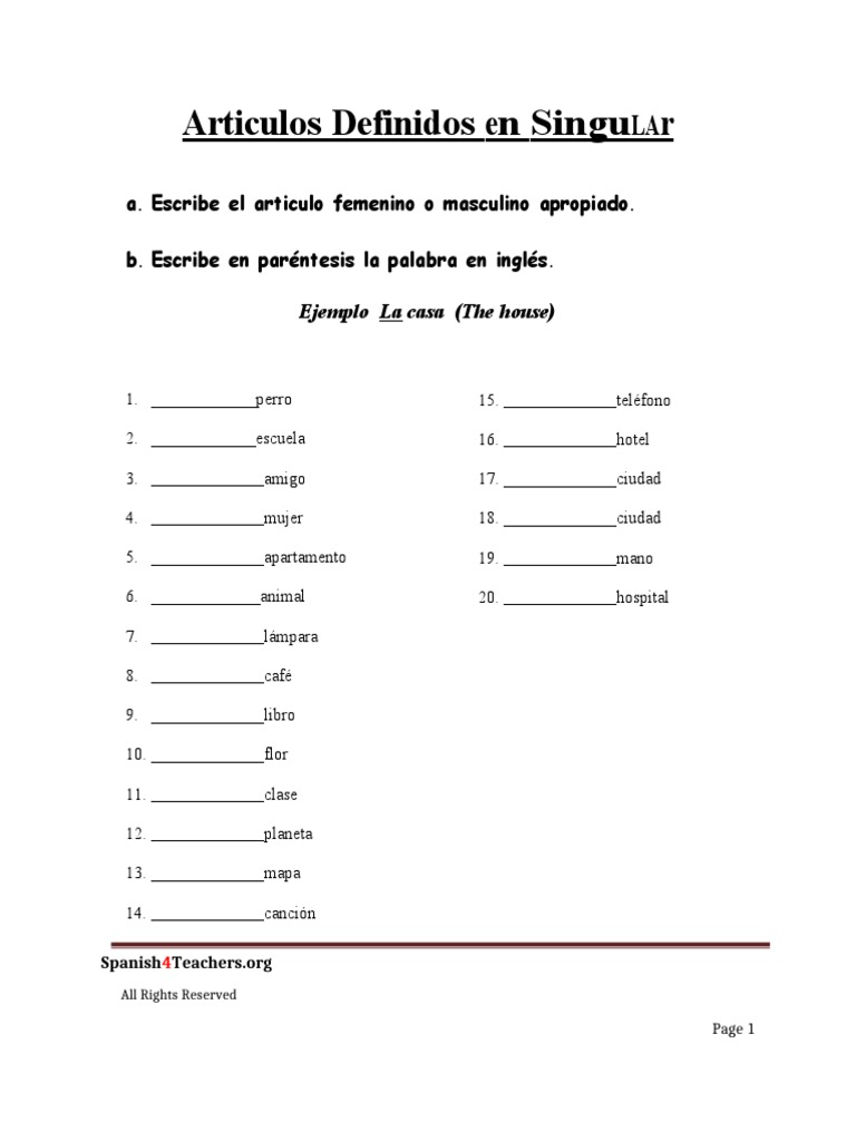 Artículos en español e inglés | PDF