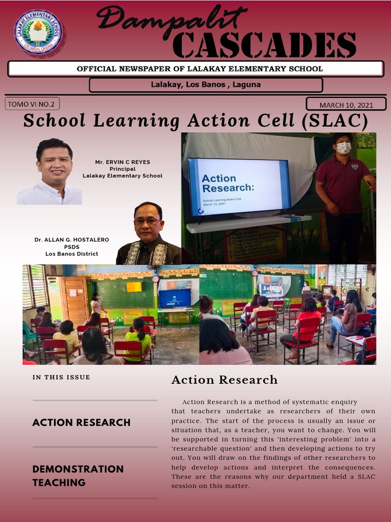 School Learning Action Cell Slac Pdf Teachers Integer