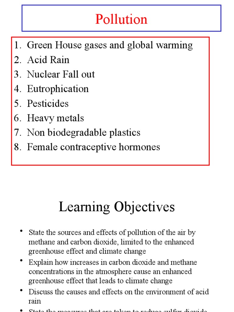 22.3 Pollution - IGCSE - 2016 Syllabus | PDF | Eutrophication ...