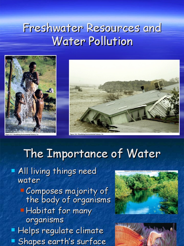 Freshwater Resources and Pollution Issues | PDF | Surface Runoff | Aquifer