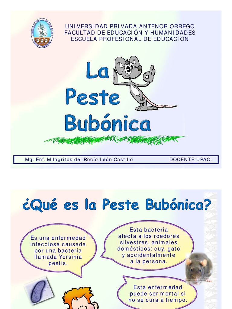 Peste Bubónica y Neumónica | PDF | Peste (enfermedad) | Especialidades ...