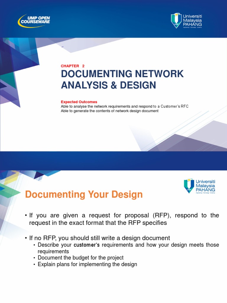 Network Analysis Design Chapter 2 | PDF | Request For Proposal ...
