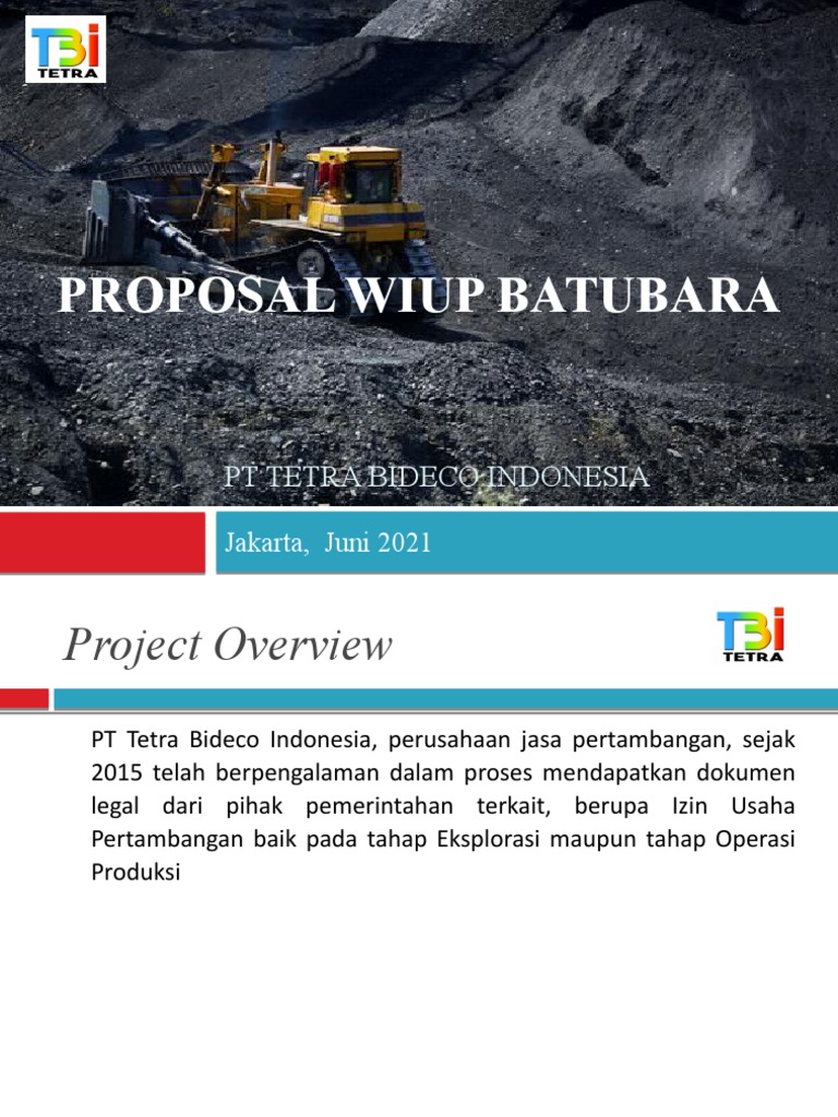 Proposal WIUP Batubara | PDF