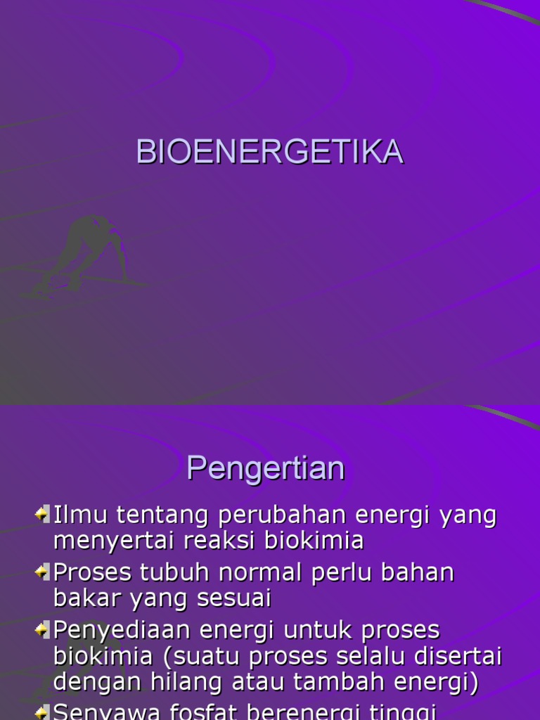 BIOENERGETIKA | PDF