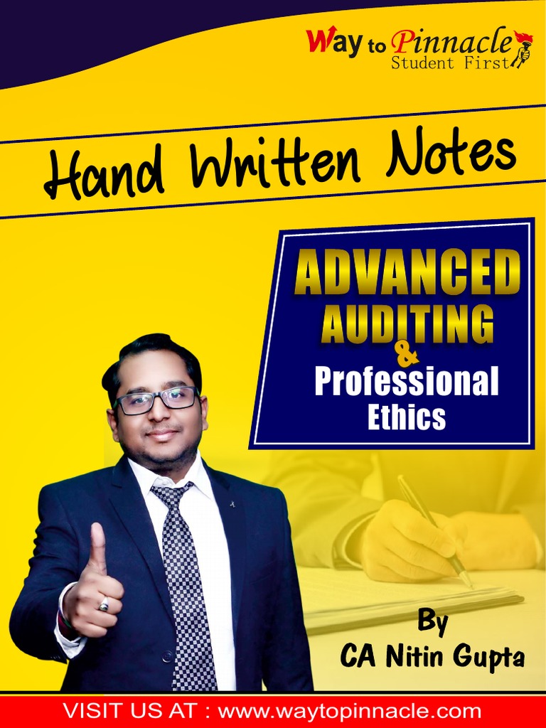 Ca-Final Audit Handwritten Notes | PDF
