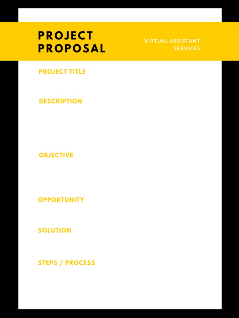 Virtual Assistant Proposal Template | PDF