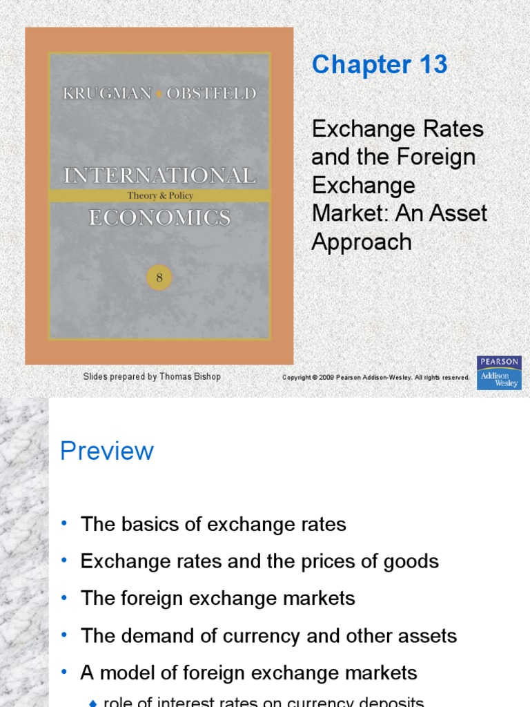 Exchange Rates and The Foreign Exchange Market: An Asset Approach | PDF ...