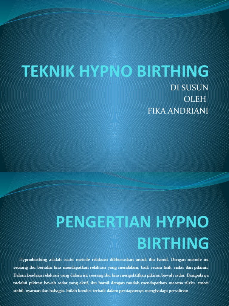 Teknik Hypno Birthing | PDF