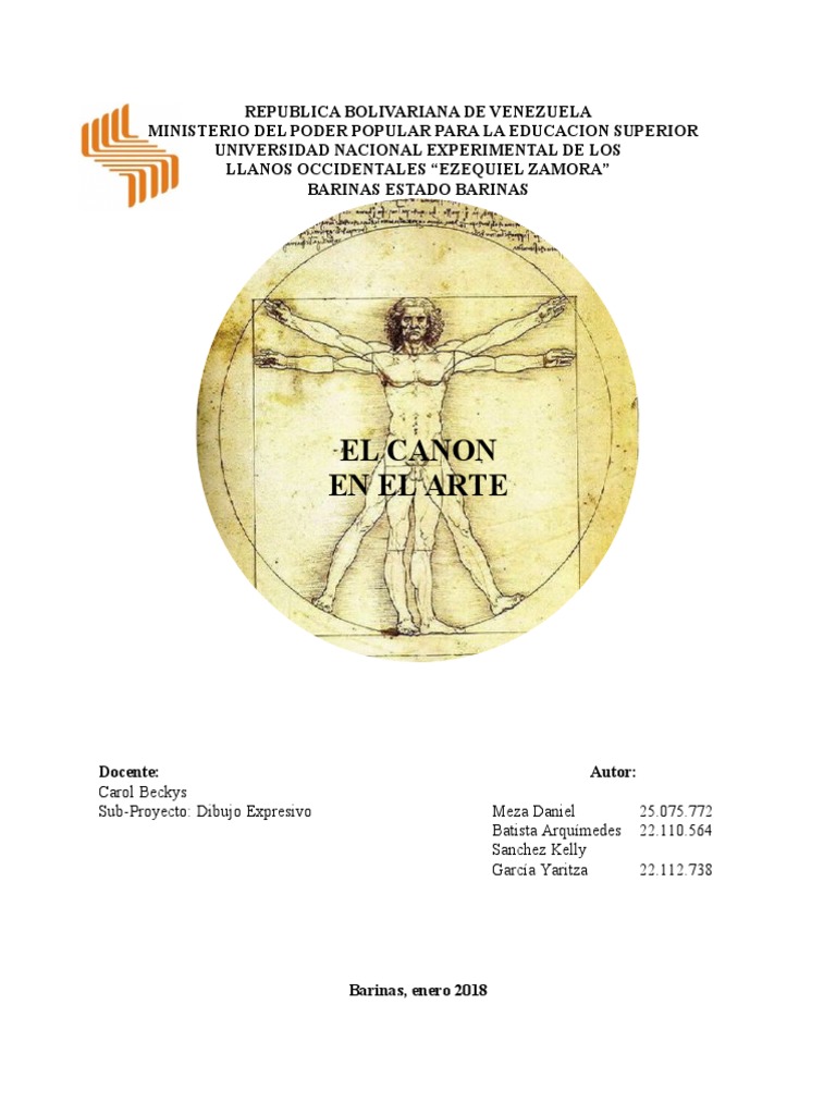 El Canon en El Arte | PDF | Escultura | Renacimiento